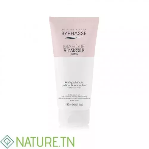 BYPHASSE MASQUE A L'ARGILE DETOX 150ML - Nature.tn
