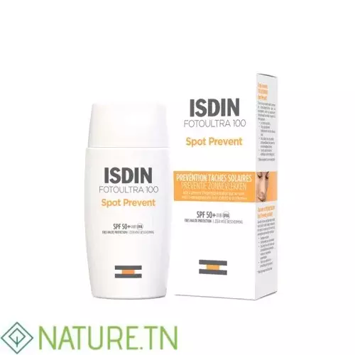 ISDIN PHOTOPROTECTEUR ECRAN SOLAIRE SPOT PREVENT SPF50+ 50ML - Nature.tn