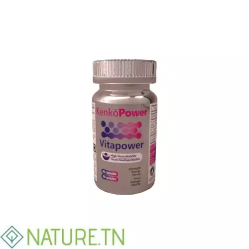 KENKO POWER VITAPOWER 30 CAPSULES - Nature.tn