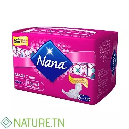 NANA serviette maxi normal clip 10 pièces - Nature.tn