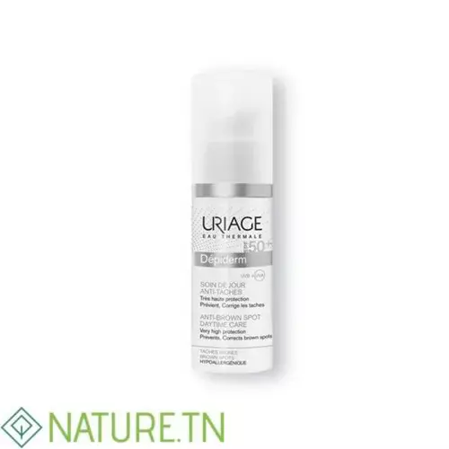 URIAGE DEPIDERM SOIN DE JOUR ANTI-TACHES SPF50 30ML - Nature.tn