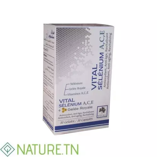 VITAL SELENIUM ACE 30 GELULES - Nature.tn
